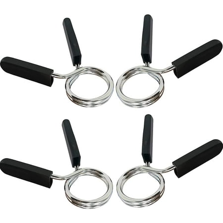 TILIYHELLO Dumbbell Clamp, 4 Pcs 28mm Spring Clips for Dumbbells ...