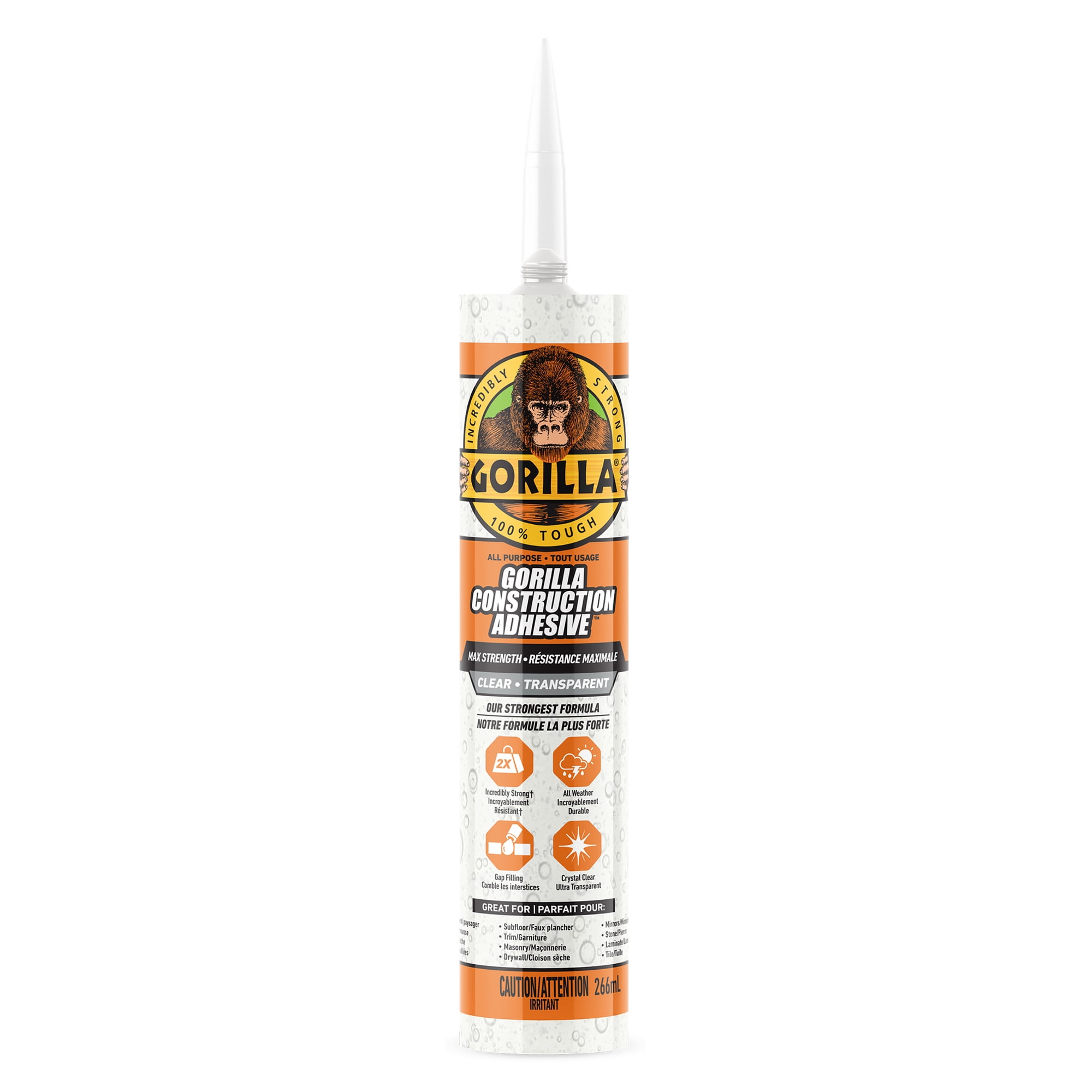 Click here for Gorilla Max Strength Clear Construction Adhesive 2... prices