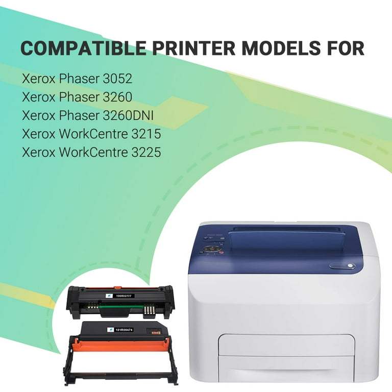 Xerox Phaser 3052 Catch Supplies 4 Pack Compatible Toner For Xerox