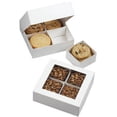 Wilton Treat Boxes W/Removable Trays 3/Pkg-4 Cavity White 6.25"X6.25"X2 ...
