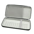 Hard Carrying Case Black Storage Bag Soft Gray Lining for K3 Mechanical ...