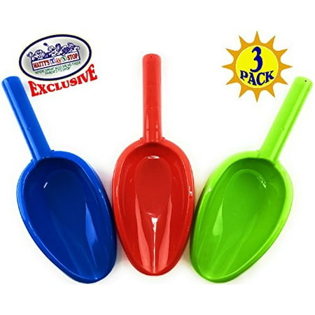 Mattys Toy Stop 14 Kids Long Handle Sand Scoop Plastic Shovels for Sand ...