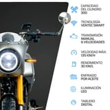 Motocicleta Rebel Vento Rocketman Carrera 300 Silver 2025 | Bodega ...