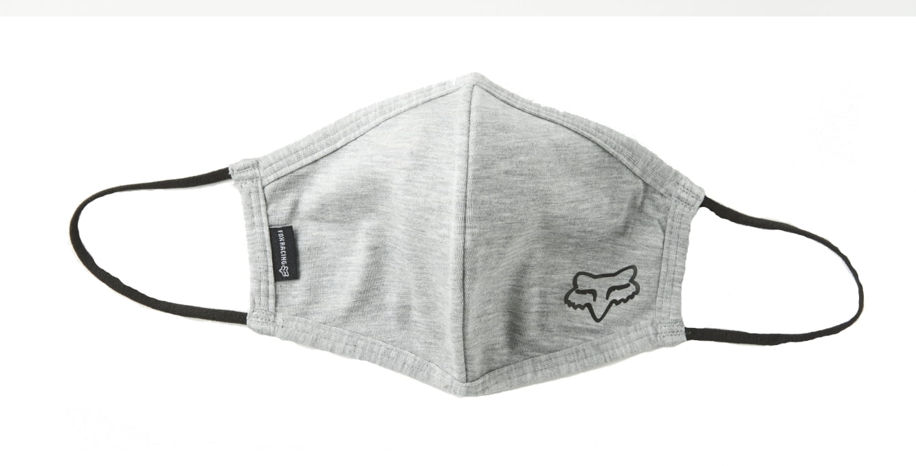 Fox Racing Logo Face Mask Heather Gray - Walmart.com