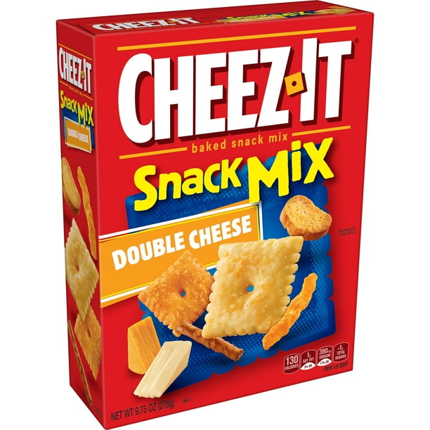 Cheez-It, Baked Snack Mix, Double Cheese, 9.75 Oz - Walmart.com ...