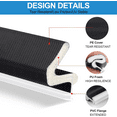 Kerf Weather Stripping Door Seal for Large Gap and Easy Installation ...