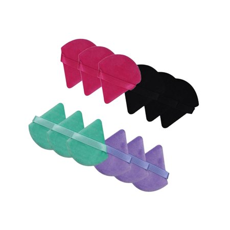 12 Pcs Triangle Powder Wedge Shape for Loose Powder Under Eyes Corners ...