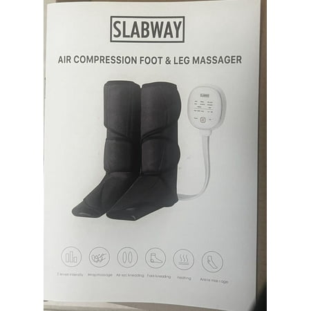SLABWAY Air Compression Heating Leg and Foot Massager LM-FYCST501G ...