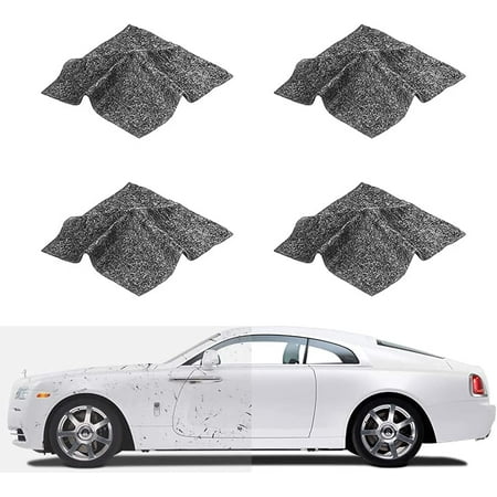 4 PCS Nano Sparkle Cloth for Scratches, Nano Magic Cloth for Car ...