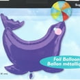 XL 32" Carnival Balloon Circus Seal With Ball Mylar Foil Party ...