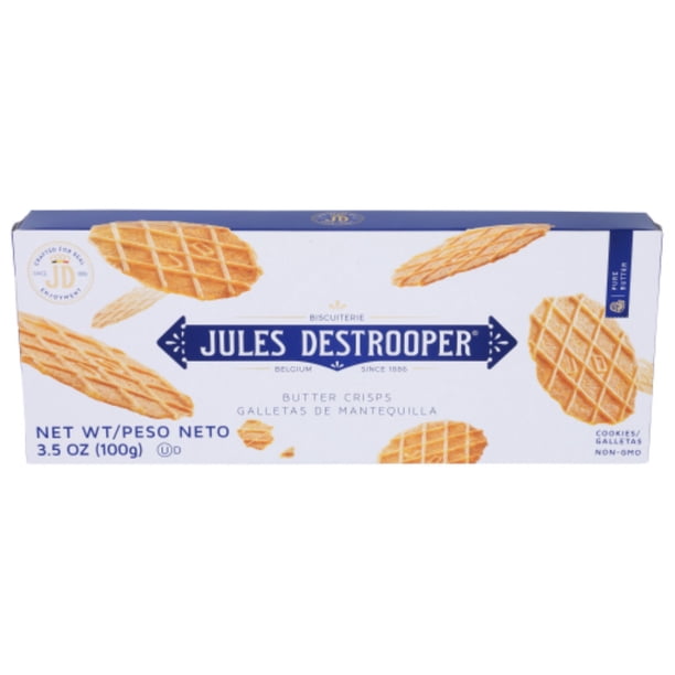 Biscuiterie Jules Destrooper Jules Destrooper Butter Crisps, 3.53 oz ...