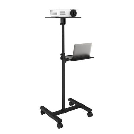 Mobile Projector and Laptop Stand,Heavy Duty 2 Shelves Height ...
