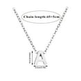 Silver Initial Necklaces For Women Silver Necklaces For Women A Z 26 ... Silver Initial Necklaces For Women Silver Necklaces For Women A Z 26 ...