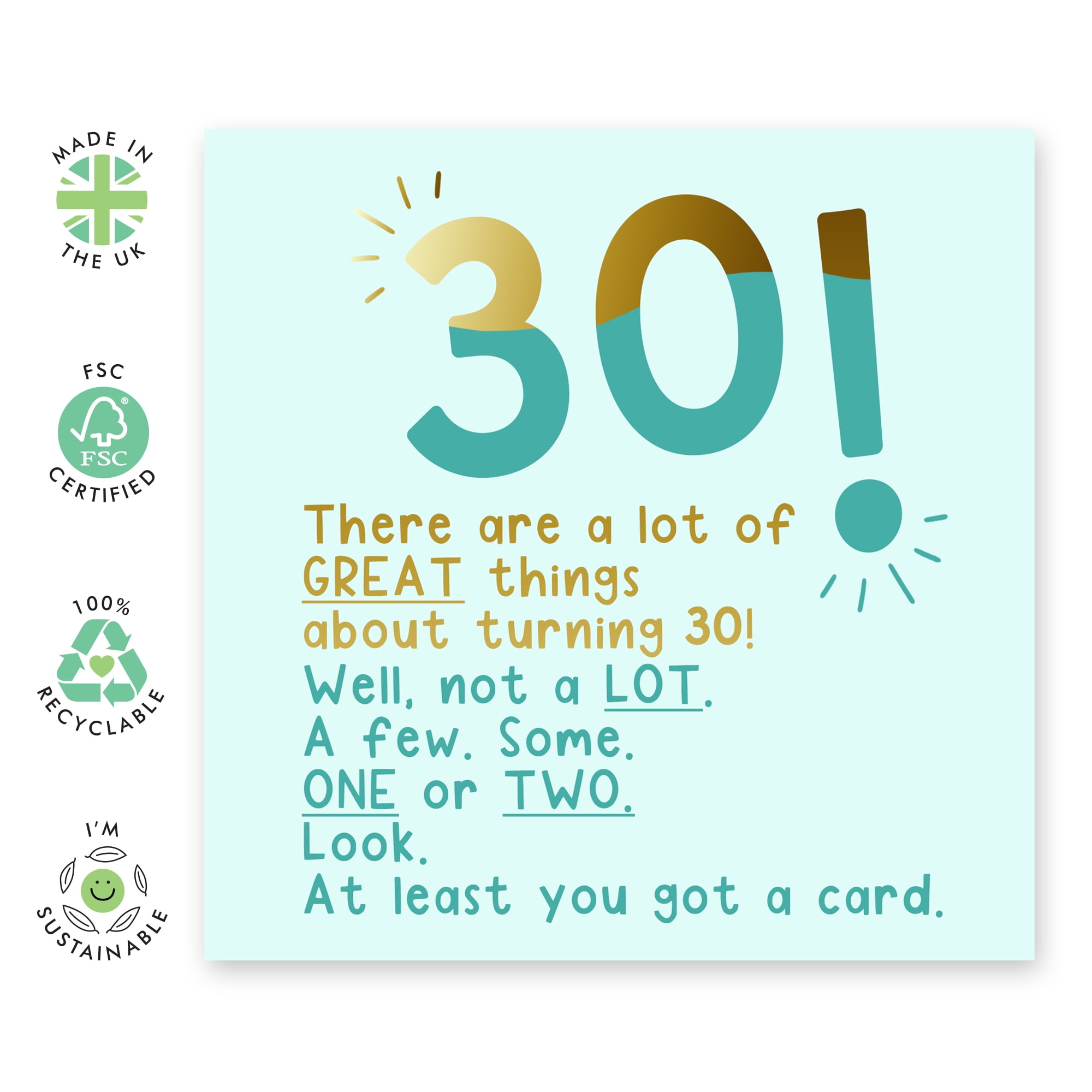 Central 23 Funny Birthday Card For Her Turning 30 Cheeky