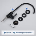 Kitchen Faucets Direct Drinking Tap Black Matte Stainless Steel Kitchen ...