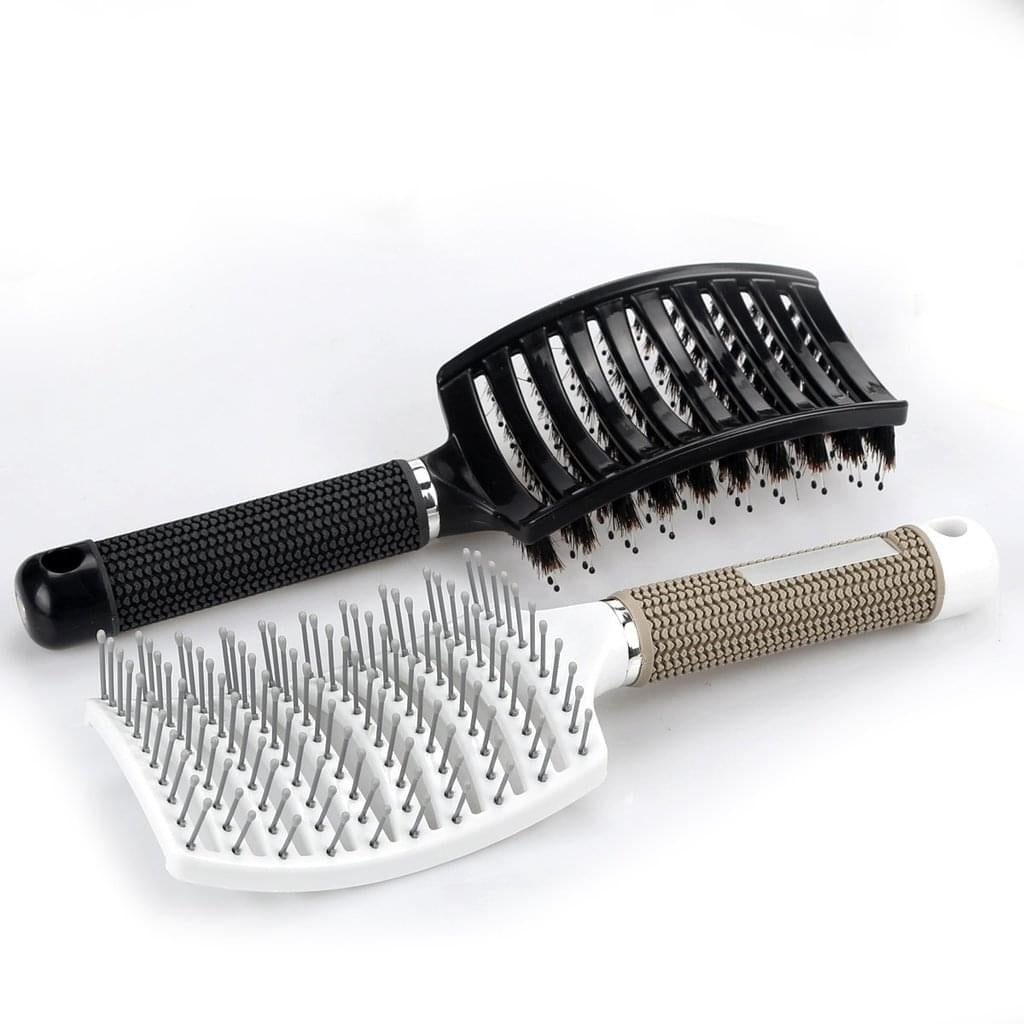 Click here for Gallfeel Wild Boar Bristles Hairbrush  Curved Vent... prices
