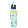 Zak Designs 18oz Plastic Kids Tumbler with Lid & Straw, Bluey Character ...