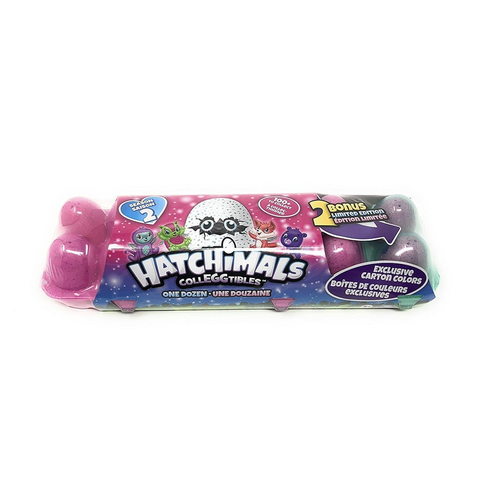 Hatchimals Season 2 Colleggtibles 12 Pack Egg Carton plus 2 Bonus ...