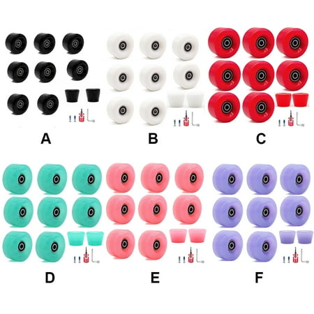 8pcs Skate Wheel Skateboard Part Inline Sport Accessories Replacing ...