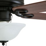 42" Chapter Ceiling Fan, Bowl Light, Bronze - Walmart.com
