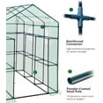 KING BIRD 7x4.7x6.4ft Walk-in Greenhouse for Outdoors Zippered Mesh ...