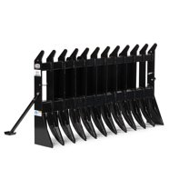 "Titan Attachments 60"" Root Grapple Rake V2 for Landscaping & Universal Skid Steer" - Walmart.com