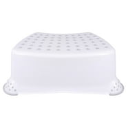 LivingSURE Extra Wide Step Stool with Handle, 20” x 15.6” x 38.4 ...