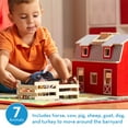 Melissa & Doug Kids Toy Wooden Farm Barn Play Set with 7 Animal Figures ...
