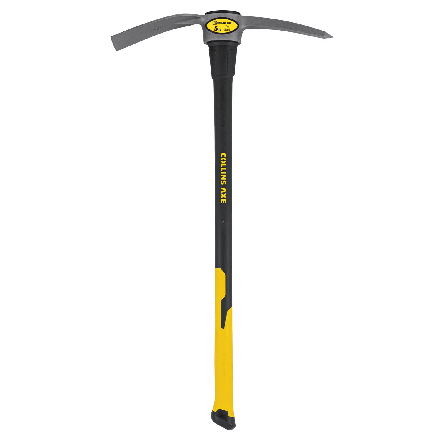 Collins 5 lb Pick Mattock 36 in. Fiberglass Handle - Walmart.com