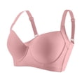 2 Pack Underwire Bras Women, C Cup, Comfort Cotton Push Up Bra ...