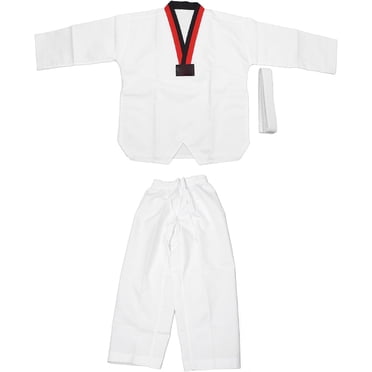 adidas Taekwondo WTF Approved Uniform Dobok, Black V-Neck - Walmart.com