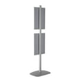 M&T Displays Free Standing Advertising Display Stand with 2 x (11x17 ...