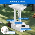 Dextrus Portable Camping Sink, 10.6 Gal Tank, Washing Station w/ Wheels ...