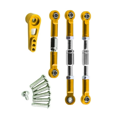 mmirethe RC Car Pull Rods Accessories Set Metal Servo Connector ...