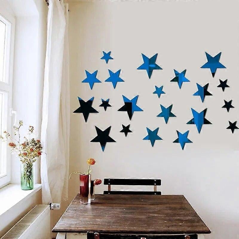 Click here for Y & yuan 20pcs Star Wall Sticker 3d Acrylic Irregu... prices