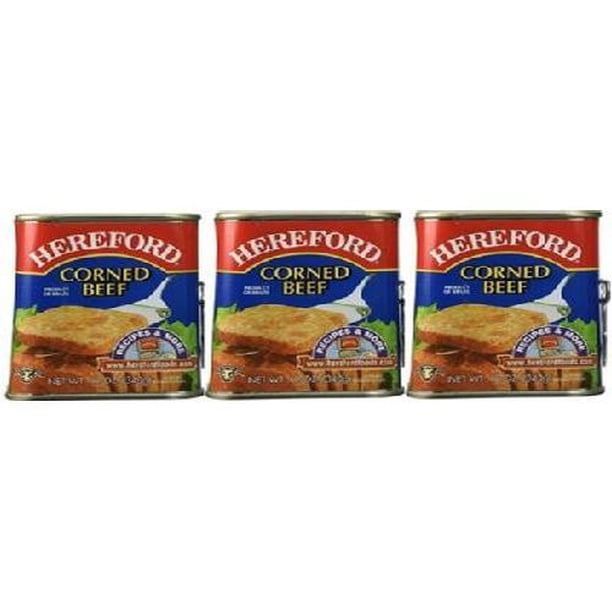 Hereford Corned Beef Canned 3Pk 12oz Cans No Added Hormones - Walmart ...