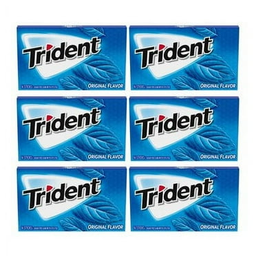 Trident Original Flavor Sugar Free Gum, 12 Packs Of 14 Pieces (168 ...
