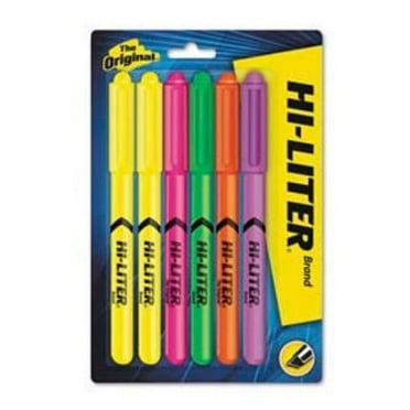 Hi-Liter Desk-Style Highlighters, Assorted Ink Colors, Chisel Tip ...