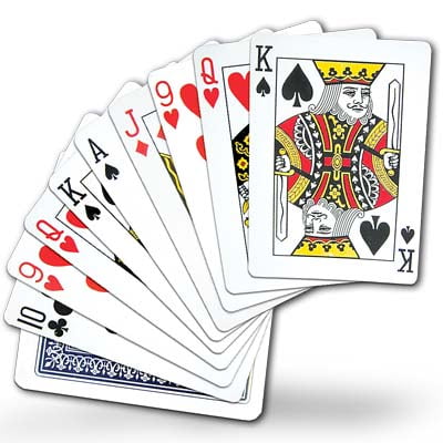One Pack of Red/Blue Playing Cards - 52 Cards + Jo - Walmart.com