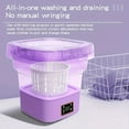 OHHSUN Portable 9L Washer, Compact Foldable Washing Machine for ...