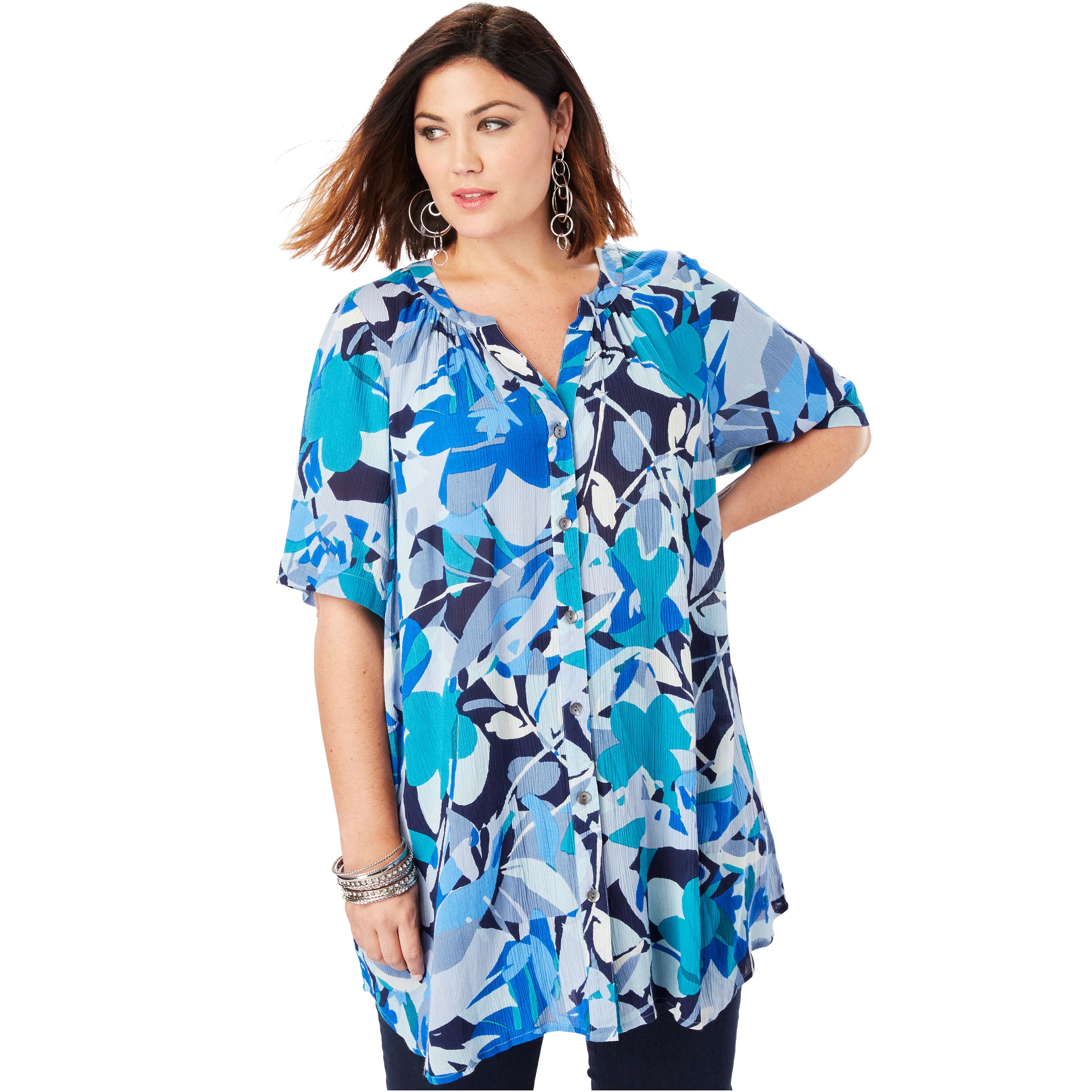 Roamans Plus Size Angelina Tunic