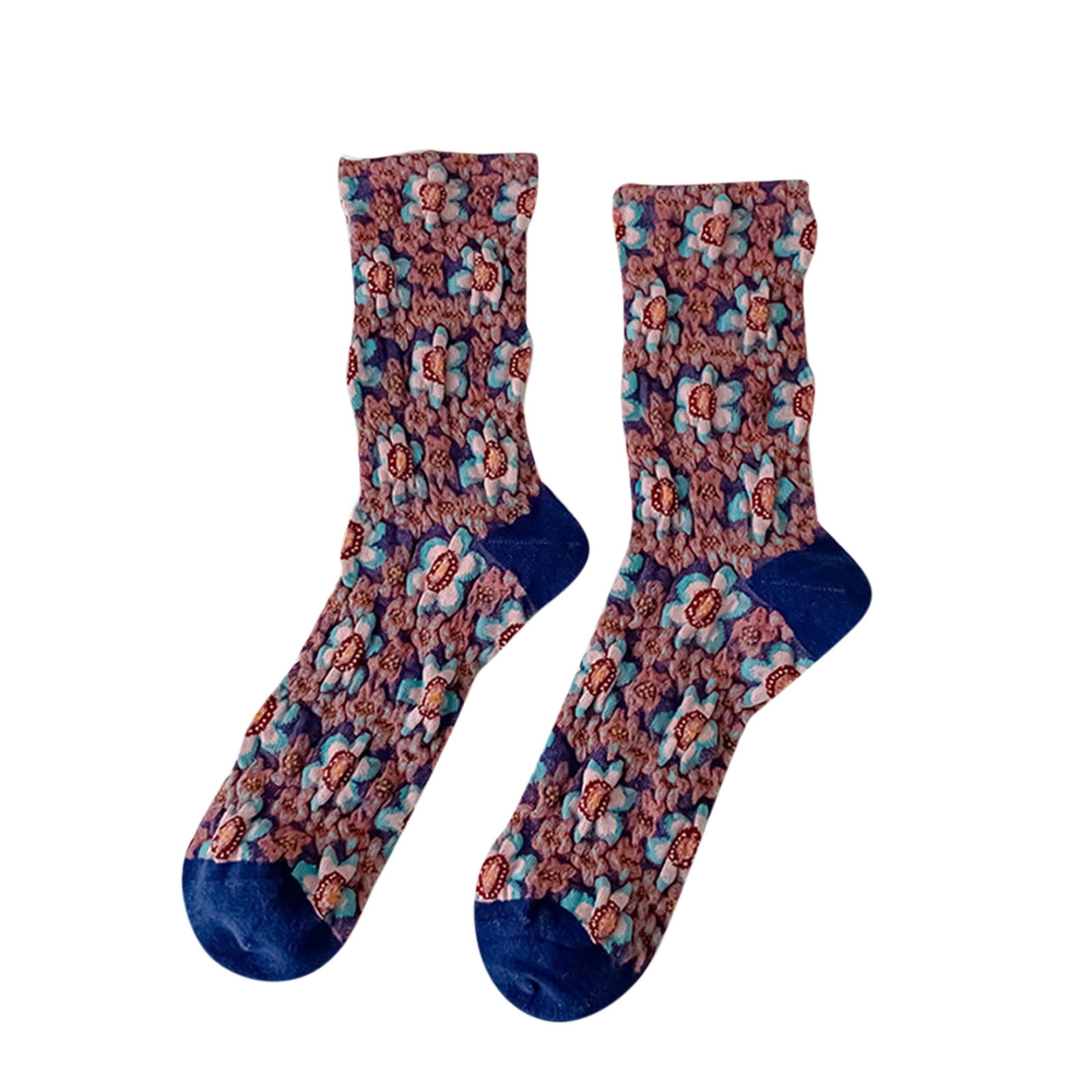 sebtyili womens winter socks autumn and winter mid tube socks knitted ...