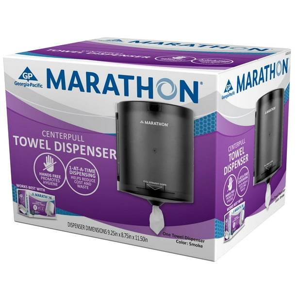 Marathon Center-Pull Towel Dispenser, 300 Sheet Capacity - Walmart.com ...