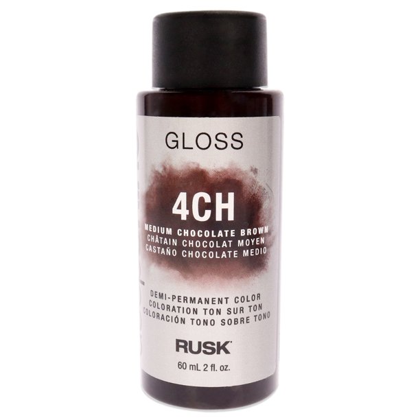 Deepshine Gloss Demi-Permanent Color - 4CH Medium Chocolate Brown by ...