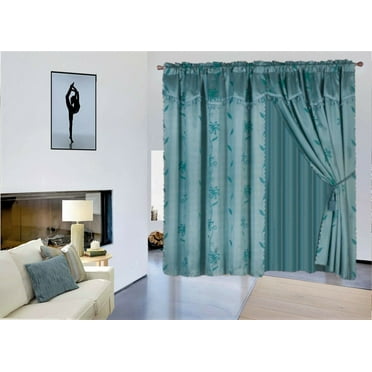 Valeron Estate 120-Inch Rod Pocket Insulated Double-Width Window ...