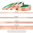 4 Roll 4 Styles Copper Foil Adhesive Tapes Conductive Copper Tape for ...