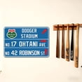 12” x 8” Dodger Wall Decor Art Poster, Los Angeles LA Baseball Metal ...