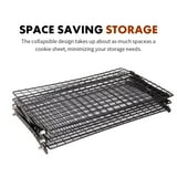 YOYTOO 3 Tier Cooling Racks for Baking Cookies, Collapsible Wire Baking ...