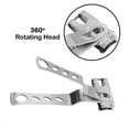Levamdar 360 Degree Rotating Toe Nail Clippers, Stainless Steel, Extra ...