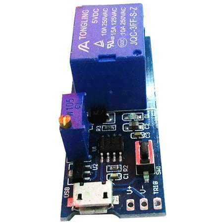 YASEKING High Voltage Relay Module with Activation Delay 5V-30V Relay ...